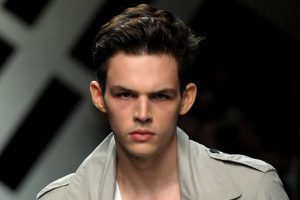The descent of the male model.