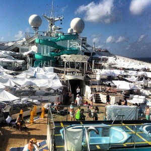 Photos: Carnival cruise is officially covered in shit and piss and puke.