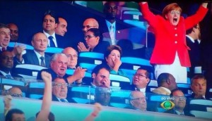 German Chancellor Angela Merkel World Cup pictures. Beloved fan.