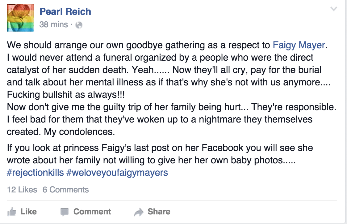 Faigy Mayer: Do Hasidic Jewish groups have blood on their hands?