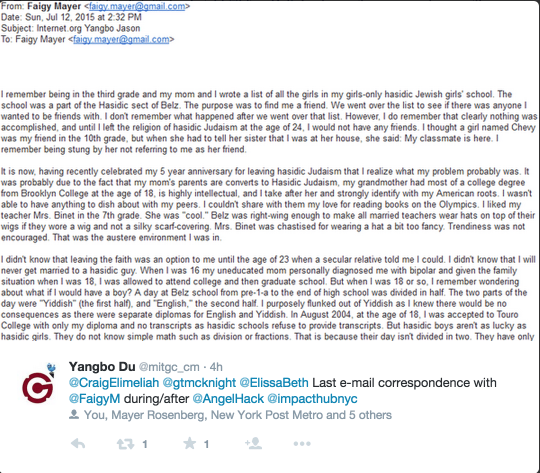 Faigy Mayer depression: Struggled being rejected from family