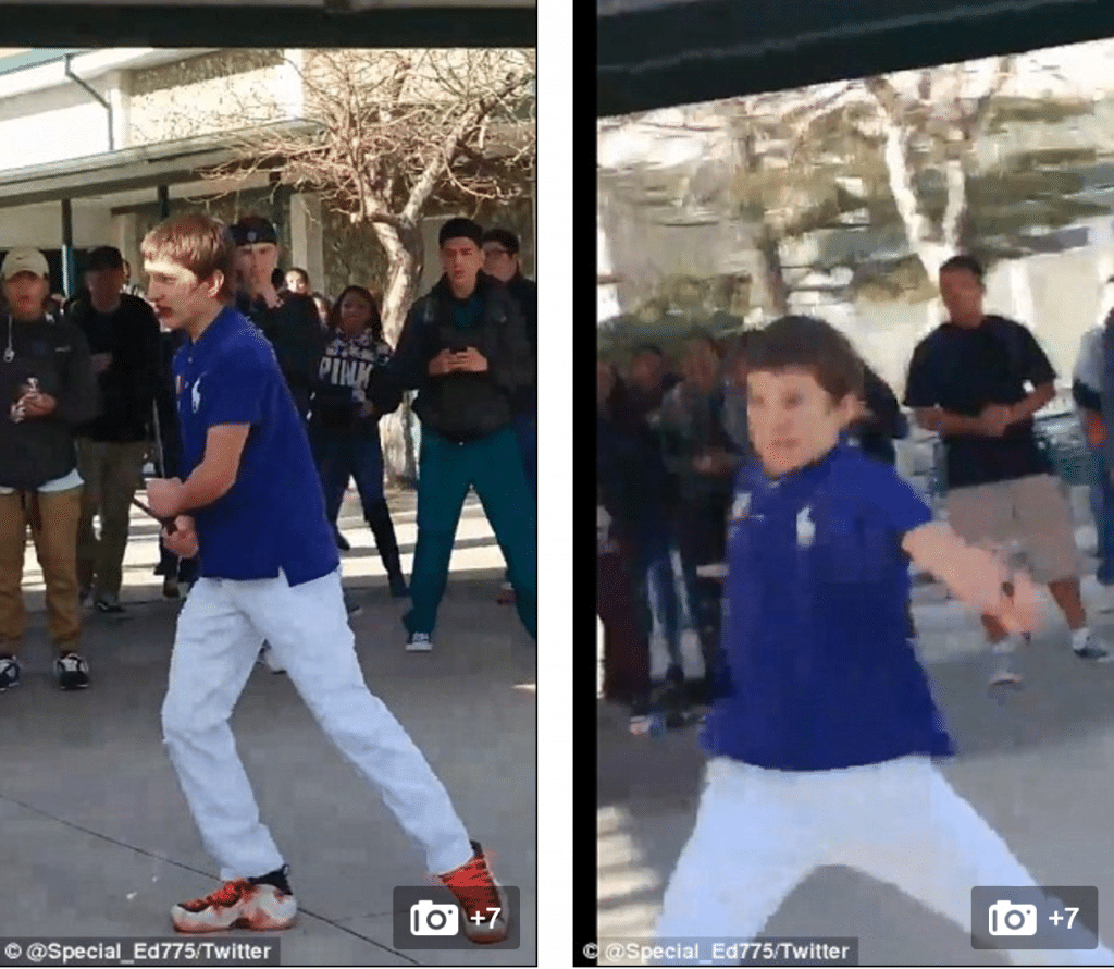 Watch: Logan Clark Hug High school attacker shot by campus cop