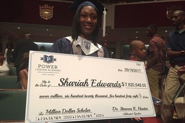 Shariah Edwards high school grad accepted by 149 colleges, offered $7m ...