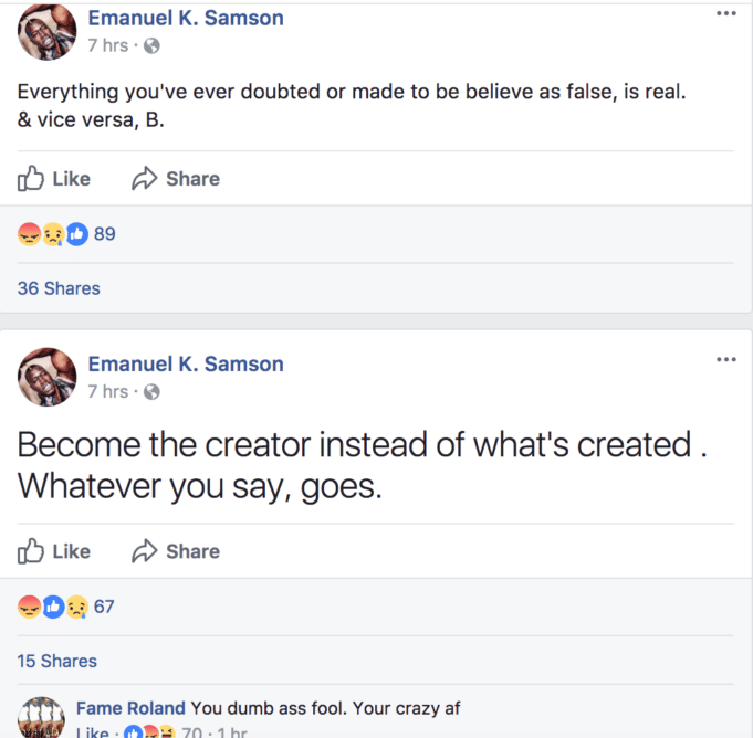 Why? Emanuel Kidega Samson I’d as Burnette Chapel Church shooter