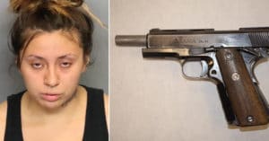 Obdulia Sanchez Stockton, CA woman arrested w/ loaded weapon in crash