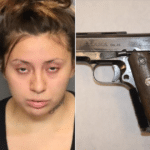 Obdulia Sanchez Stockton, CA woman arrested w/ loaded weapon in crash
