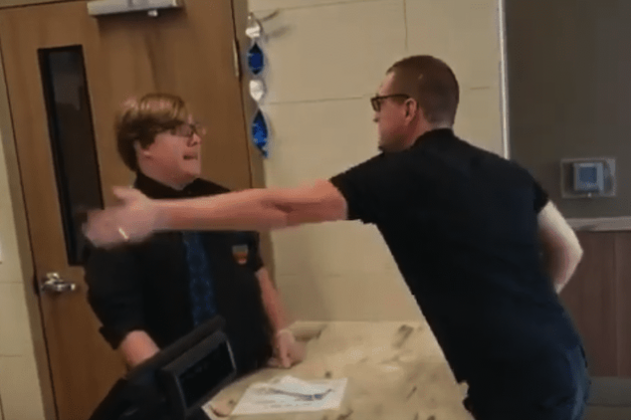 Austin Addison Butler PA man aka Burger King Kevin slaps worker drama