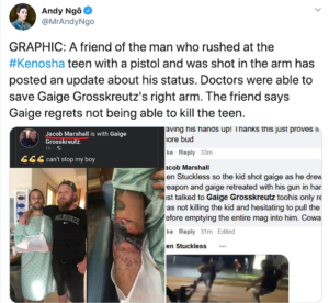 Gaige Grosskreutz People’s Revolution Movement activist instigator?