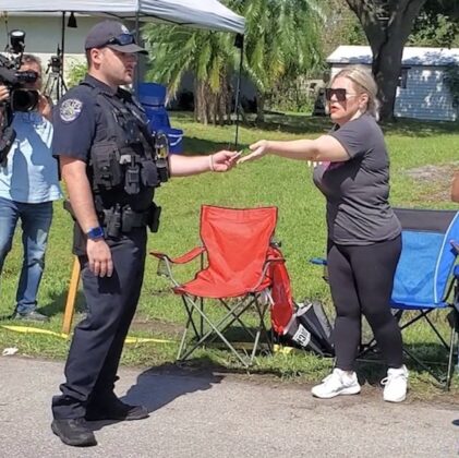 Marissa Zdazinsky aka Molly Golightly harasses Brian Laundrie parents