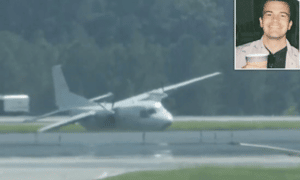 Charles Hew Crooks jumps 3500ft to his death from plane mystery