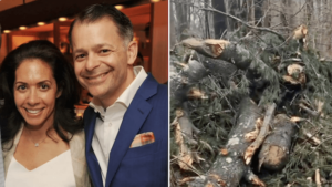 Catherine Tusiani killed half a mile from home by crashing tree