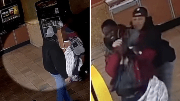 Gabriel Pitzulo Indianapolis Subway customer takes down nuisance