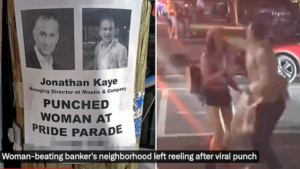 Jonathan Kaye Moelis banker threw punch in self defense