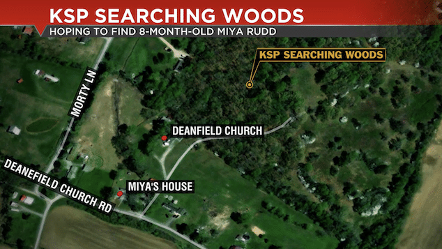 Miya Tucker Rudd missing KY baby parents, grandparents arrested