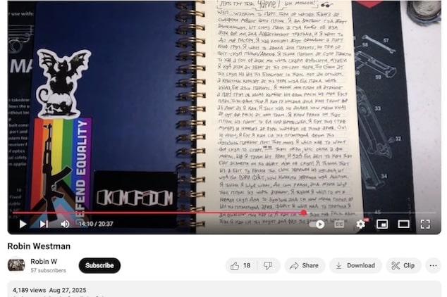 Robin Westman struggled with being trans & having 'brain washed myself'