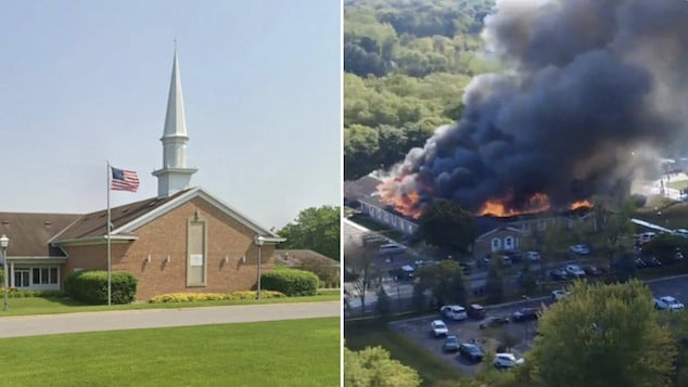 Grand Blanc church shooting & fire leaves 2 dead, including gunman