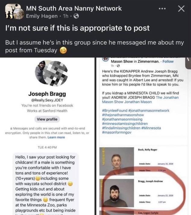 Joseph Andrew Bragg kidnaps Brynlee Nelson after advertising on ...