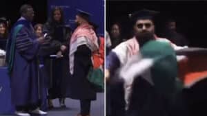 UC Berkeley student forced to ditch Palestinian flag before awarded diploma